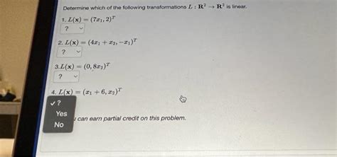 Solved Determine Which Of The Following Transformations Chegg