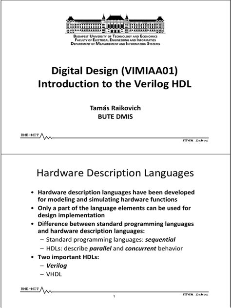 Vimiaa01 Verilog Print Pdf Hardware Description Language
