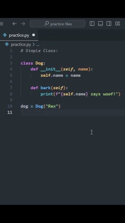 Simple Class Python Pythonprogrammingcodinglearnpython
