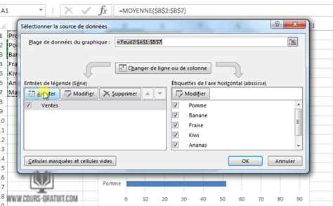 tutoriel excel ajouter une ligne verticale à un graphique tutoriel