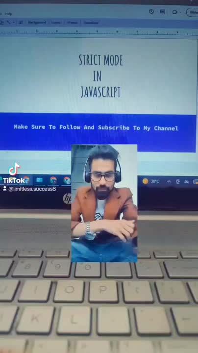 Ahmed Ali Qureshi On Linkedin Strict Mode In Javascript Tutorial🧑‍💻🤓