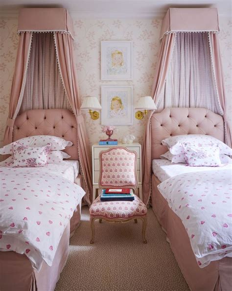 Girls Room Tour Pink Bedroom With Twin Beds