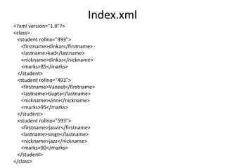 SAX PARSER PPT