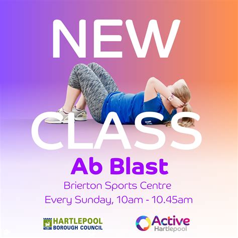 Active Our New Class Ab Blast Is Available At Both Brierton Sports Centre And Headland