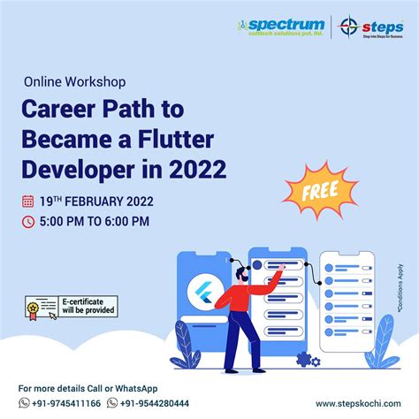 Steps Kochi Please Pay Attention A Free Online Workshop On Flutter Career Path To Become