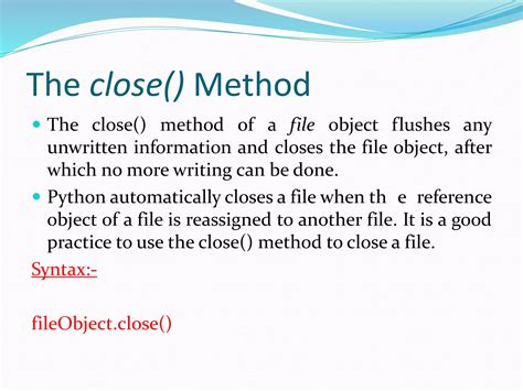 Python Files Directories Part15 Pptx Operating Systems Computer