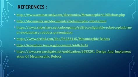 metamorphic robots ppt