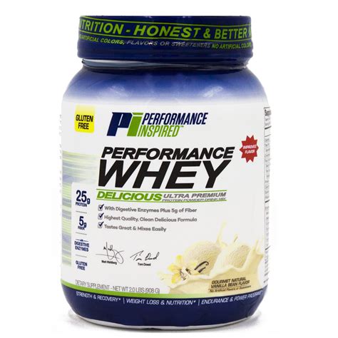 Performance Inspired Nutrition Whey Protein Powder All Natural