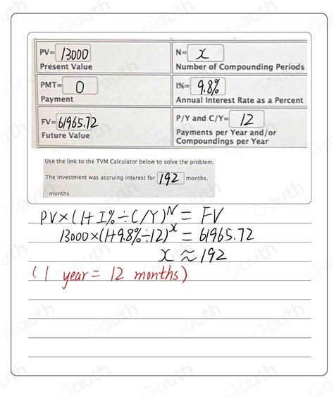 Solved L Tvm Calculator [math]