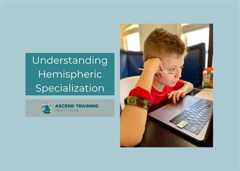 Understanding Hemispheric Specialization The Jacobs Ladder Group