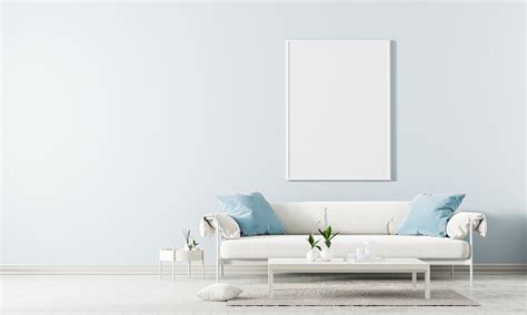 스칸디나비아 스타일의 인테리어포스터 프레임을 조롱 미니멀 한 인테리어 디자인 3d 일러스트레이션 0명에 대한 스톡 사진 및 기타 이미지 Istock