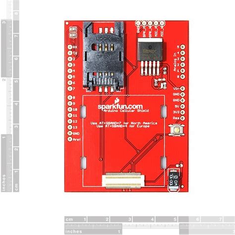 Arduino Cellular Shield SM5100B Sparkfun CEL 09607 BricoGeek Com
