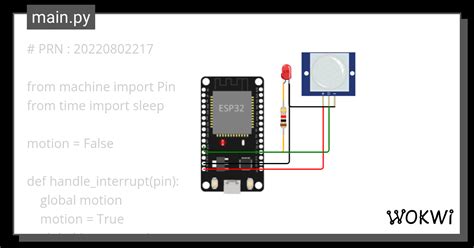 Pir Copy Wokwi Esp32 Stm32 Arduino Simulator