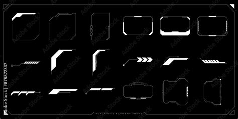 Sci Fi Futuristic Hud Dashboard Display Virtual Reality Technology Screen Futuristic User