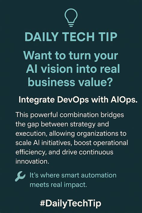 How To Turn Your Ai Vision Into Business Value With Devops And Aiops Eslam Nader Posted On