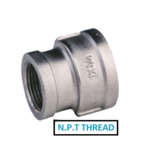 Stainless Steel 316 Reducing Socket Npt
