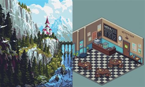 Create 2d 3d Pixel Art Animation Sprite Sheet Environment Tilesets Game Assets By Ryanconners