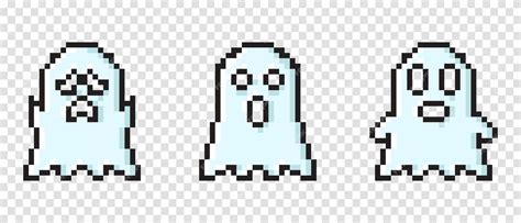 Set Of Vector Pixel Art Ghost Pixel Character Ghosts Pixel Art Ghosts