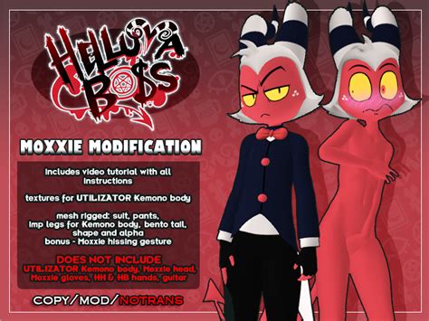 Second Life Marketplace Helluva Boss Moxxie Modification