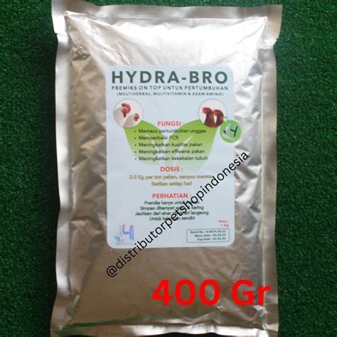 Jual Hydra Bro Premiks On Top Untuk Pertumbuhan Kemasan 400 Gr Shopee
