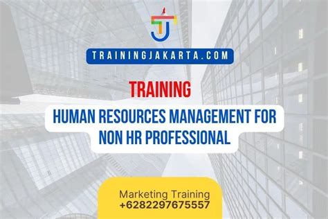 Training Human Resources Management For Non Hr Professional Training Di Jakarta