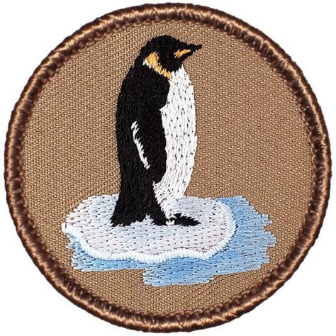 Penguin Patch 026 2 Inch Diameter Embroidered Patch Etsy