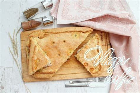 Курник с курицей и картошкой, рецепт пошагово