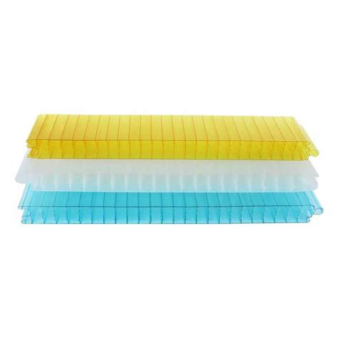 Polycarbonate Cladding Facades Multi Wall Panels Plug Pattern Pc Hollow Sheet Decorative Sheet