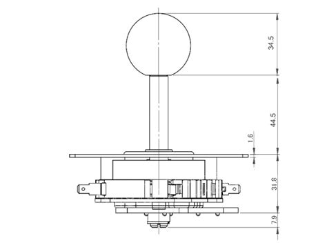 Arcade Joystick Dimensions