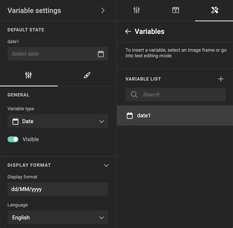 Date Variables Chili Grafx Guides
