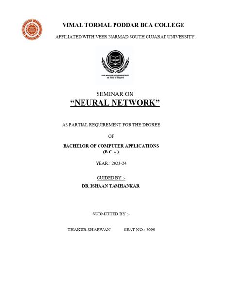 Seminar Pdf Artificial Neural Network Deep Learning