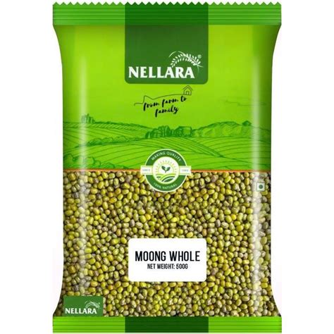 Nellara Whole Moong Dal 500g