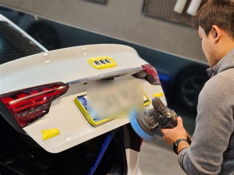 자동차 석회물제거 아우디 광택 코팅 후기 분당 네이버 블로그