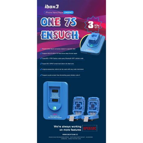 Ibox3 Bga70 Bga110 Nand Programmer For Iphone 6 13 Pro Max