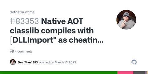 Native Aot Classlib Compiles With Dllimport° As Cheating Dynamic