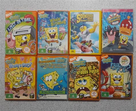 Spongebob Squarepants 8 Disk Bundle Lot Very Good Condition £15 76 Picclick Uk