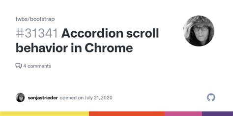 Accordion Scroll Behavior In Chrome · Issue 31341 · Twbsbootstrap · Github