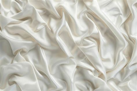 Background Texture Pattern Fabric White Premium Ai Generated Image