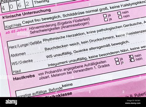 Lab Values And Findings With A Healthy Investigation Precaution Investigation Stock Photo Alamy