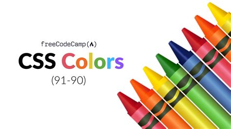 Freecodecamp Walkthrough Learn Css Colors Steps Youtube