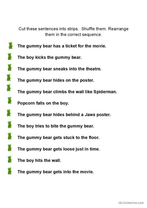 60 Sequencing English Esl Worksheets Pdf And Doc