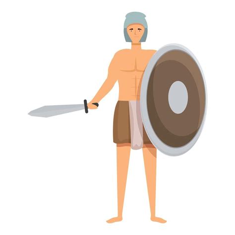 Battle Warrior Icon Cartoon Vector Work Stage 38938758 Vector Art At