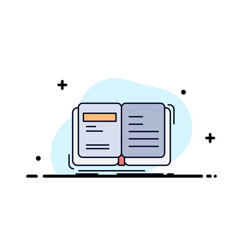 Author Book Open Story Storytelling Flat Color Icon Vector 18021689 Vector Art At Vecteezy