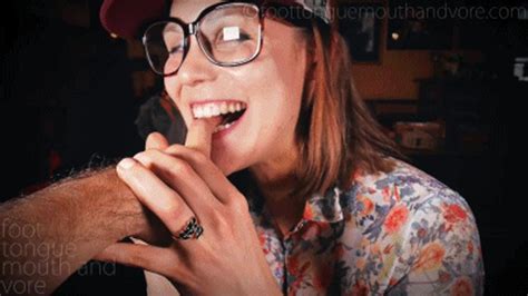 Cheeky Playful Girl Bites Mans Arm Hand And Fingers Hard Leaving Clear Bitemarks And Causing