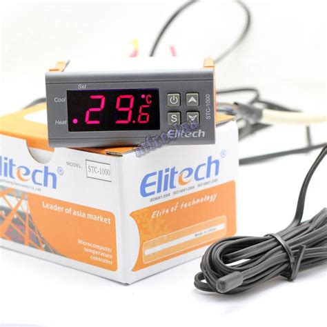 V Digital Temperature Controller Temp Sensor Thermostat Control STC EBay