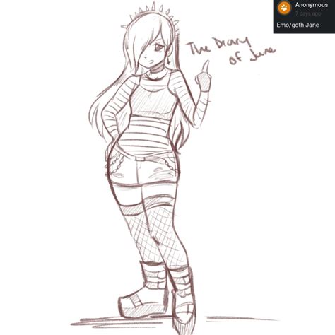 Luna On Twitter Emogoth Jane — The Diary Of Jane Curiouscat