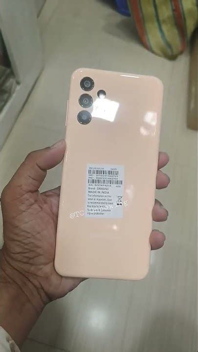 Samsung Galaxy A13 Peach Colour 🍑 50mp Quad Rear Camera 📷📷 Youtube