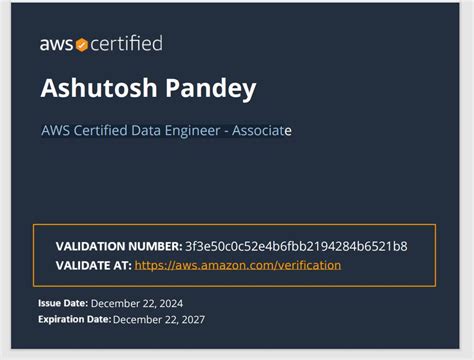 Ashutosh Pandey On Linkedin Aws Dataengineering Careergrowth