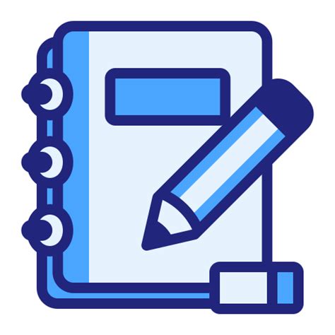 Notebook Generic Blue Icon