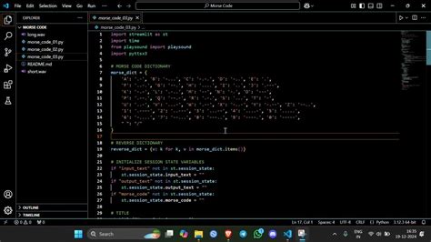 Sanjay Krishna On Linkedin Python Streamlit Morsecode Techprojects